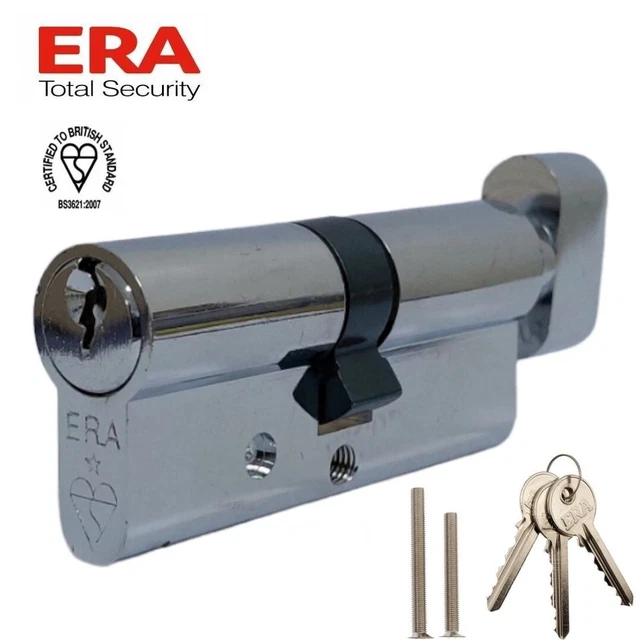 EURO THUMB TURN 1* Star Era Cylinder Anti Snap British Standard 35/35Mm ...