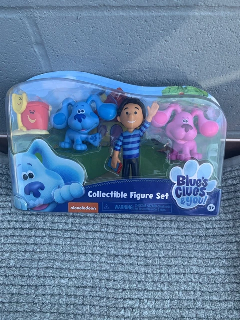 NICKELODEON BLUE'S CLUES & You! Collectible Figure Set - 4pc New Sealed ...