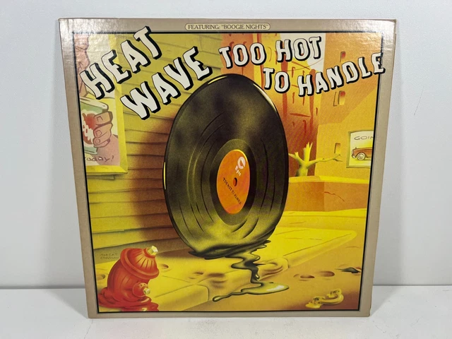 VINYL RECORD HEAT Wave Too Hot To Handle Feat. "Boogie Nights" LP VG ...