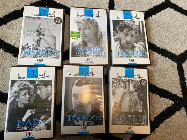 LOT 6 CASSETTES Video K7 Marcel Pagnol Collection Cmf Video EUR 24,90 ...