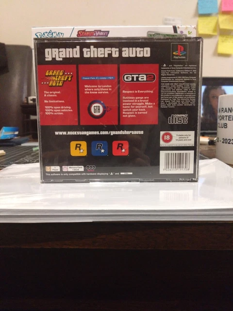 SONY PLAYSTATION PS1 Grand Theft Auto Collector's Edition (Pal) Gta EUR ...