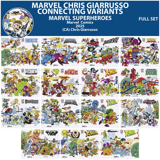 MARVEL CHRIS GIARRUSSO Connecting Variants (2025) Marvel Comics FULL ...