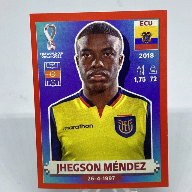 FIFA WORLD CUP Qatar 2022 Panini Red Parallel Sticker SP Jhegson Mendez Rookie $11.99 - PicClick CA