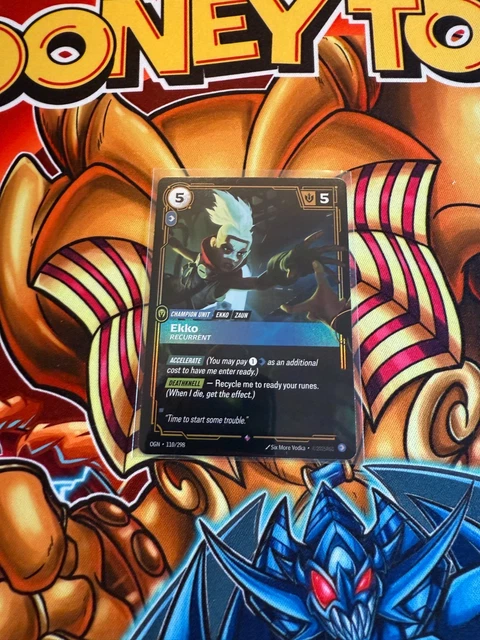 EKKO - RECURRENT OGN 110/298 Rare Riftbound League of Legends FOIL £2. ...