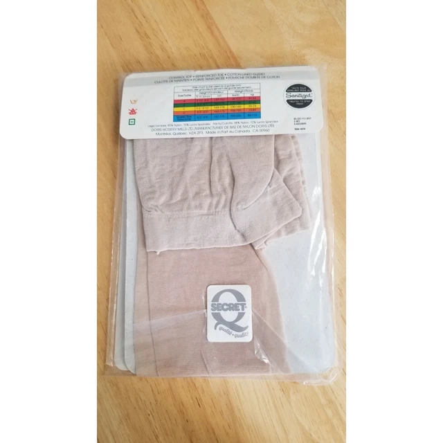 RARE VINTAGE PANTYHOSE SECRET SILKY Nude Size B SEALED Hosiery Canada ...