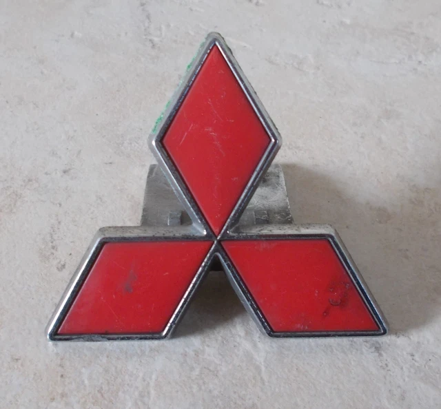 INSIGNE EMBLÈME MITSUBISHI mascotte plaque badge voiture auto Japon EUR ...