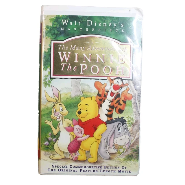 THE MANY ADVENTURES of Winnie the Pooh (VHS, 1996) Clamshell Walt ...