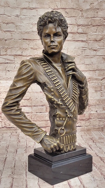 ART DECO SCULPTURE Michael Jackson Bronze Statue Figure Sculpture £610. ...
