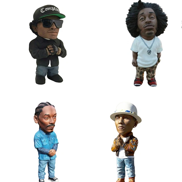 HIP HOP RAPPER Bro Shakur Snoop Dogg Action Figure Rap Star Ornament ...