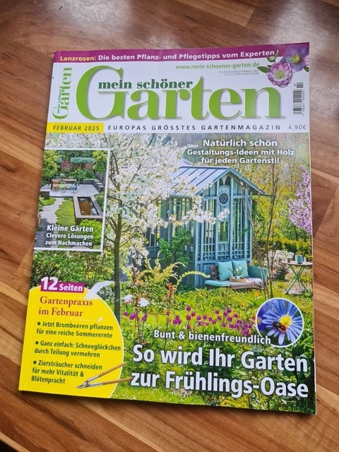 MEIN SCHÖNER GARTEN Ausgabe Februar 2025 Zeitschrift Magazin 02/2025 ...