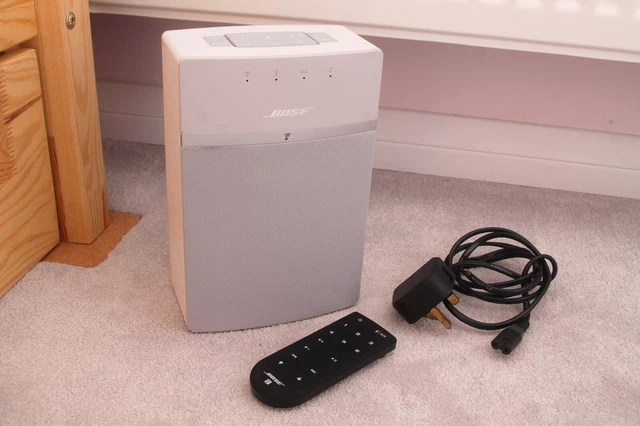 BOSE SOUNDTOUCH 10 Wi-Fi Airplay Speaker - White with remote control £ ...