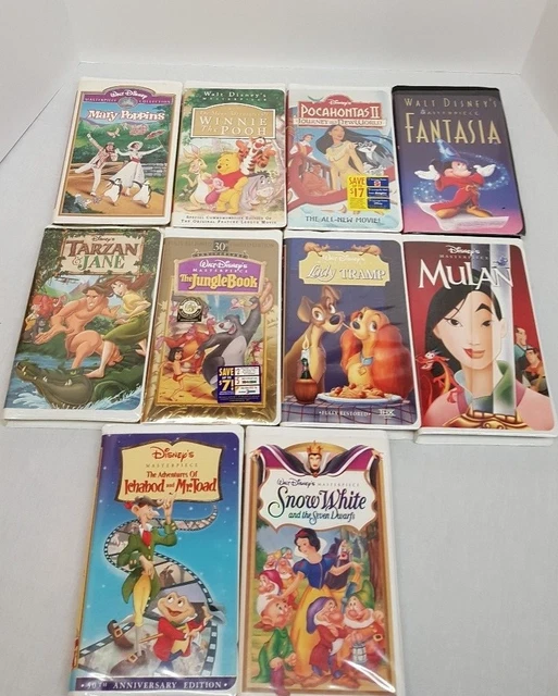 LOT DE 10 cassettes Disney VHS EUR 22,06 - PicClick FR