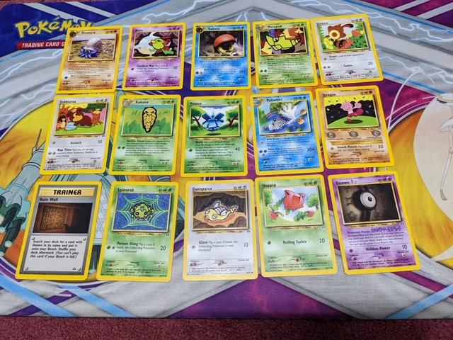 15 NEO DISCOVERY Pokemon Card Lot Collection Pokemon Trading Card Game ...