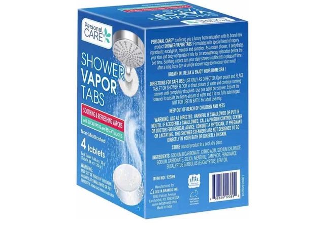 SHOWER VAPOR TABLETS ,Soothing & Refreshing Vapors Non-Medicated bath ...