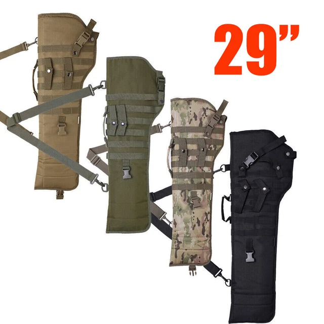 TACTICAL SHOTGUN RIFLE Scabbard Holster Molle Rifle Sling Case Bag for ...