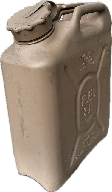 US ARMY MILITARY 20L Diesel Fuel Can Truck Humvee Canister Fuel ...