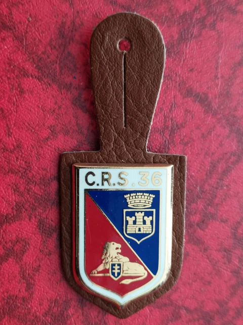 POLICE : ANCIEN insigne de la CRS 36 de Châtel-Saint-Germain EUR 15,00 ...
