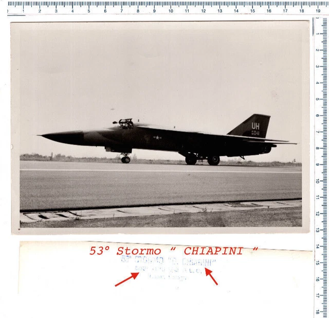 FOTO AERONAUTICA MILITARE Aereo del 53° Stormo CHIAPINI EUR 7,00 - PicClick IT