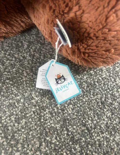 JELLYCAT PONGO ORANGUTAN Large Plush Soft Toy with Tags PONGO3AN1PN £ ...