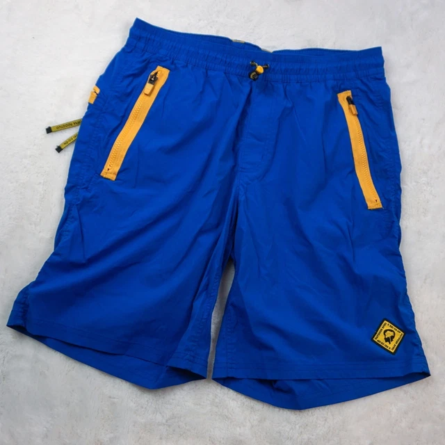 OUTDOOR AFRO X REI Co-op Blue Nylon Shorts Outdoor Hiking Zipper ...