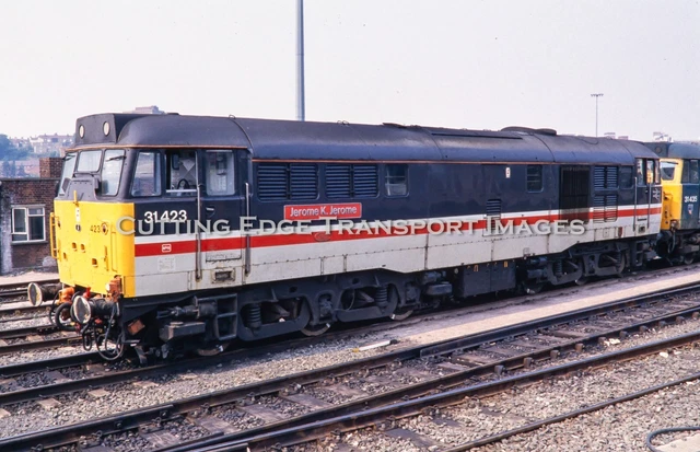 ORIGINAL RAILWAY SLIDE: Class 31 Diesel 31423 at Norwich D-1751 £3.49 ...