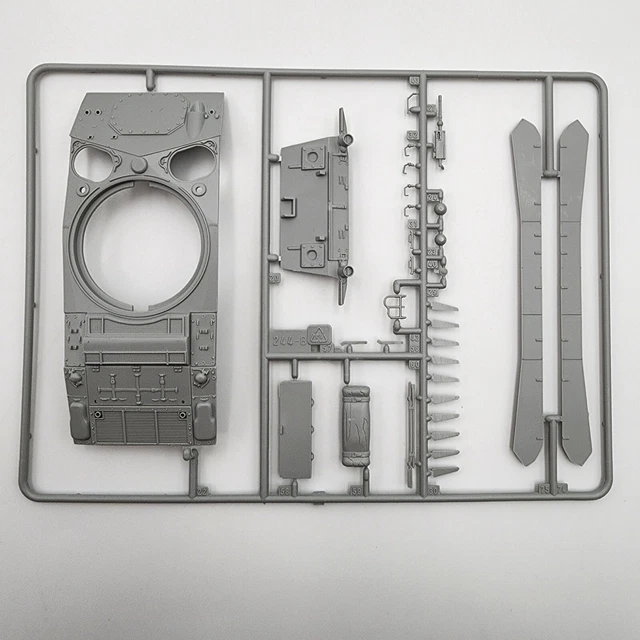 ITALERI 1/35 M24 Chaffee 6431 Parts Kit Bash B Sprue Tree Upper Hull ...