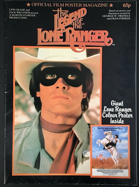 LEGEND OF THE Lone Ranger ORIGINAL Movie Poster Magazine 1981 £20.00 ...