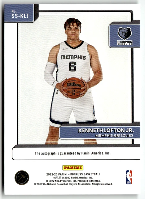 2022-23 PANINI DONRUSS NBA N º Ss-Klj Kenneth Lofton Jr . Rookie Coche ...
