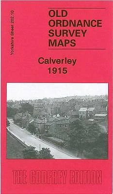 MAP OF CALVERLEY 1915: Yorkshire Sheet 202.10 (Sheet map) folded NEW £3 ...