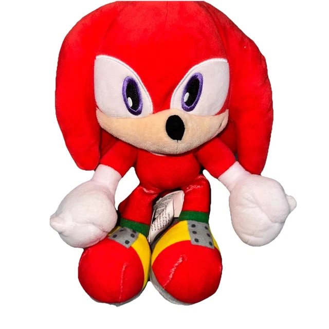 SONIC THE HEDGEHOG Soft Toy Plush Knuckles Sega Rare 12” Plushie £9.99 ...