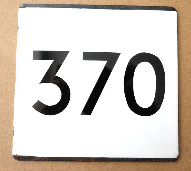 LONDON TRANSPORT COUNTRY AREA ENAMEL BUS STOP E-PLATE for ROUTE 370 £35 ...