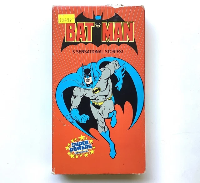BATMAN VHS SUPER Powers Collection Cartoons Animated DC First Release ...