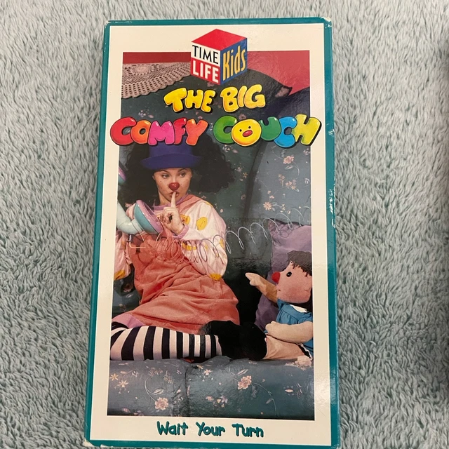 THE BIG COMFY Couch Video VHS Tape Wait Your Turn Loonette Molly Time ...
