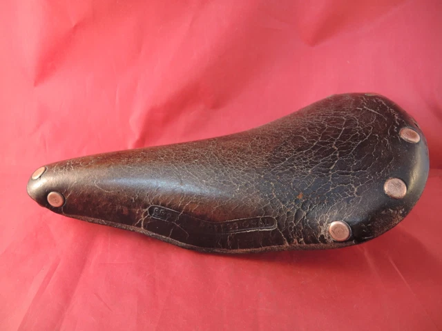 SELLA PROFESSIONALE BROOKS Anni '60-'70 - Grande Patina + Pelle ...