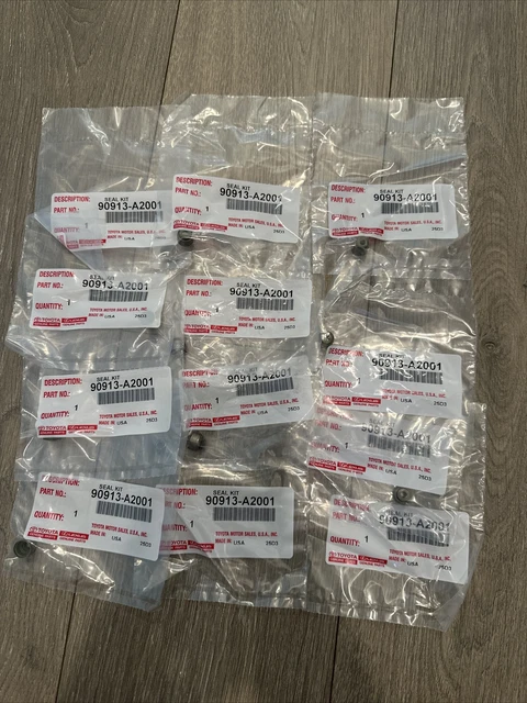 12 PIECE GENUINE Toyota/Lexus Valve Seals 90913-A2001 $82.16 - PicClick AU