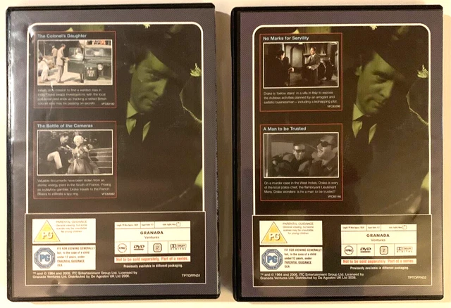 X2 DEAGOSTINI DANGER Man Collection DVDs Starring Patrick McGoohan EUR ...