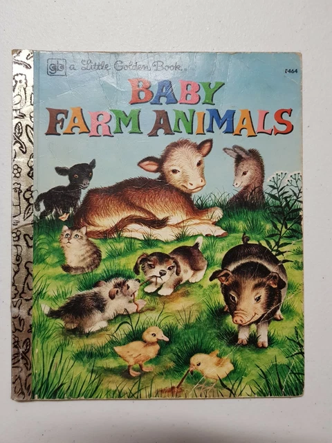 LITTLE GOLDEN BOOK - Baby Farm Animals 1976 SC $5.95 - PicClick AU
