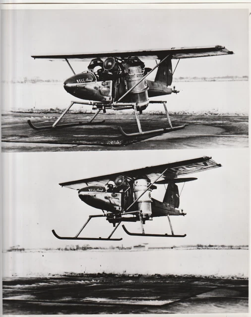 VTOL DE BELL, Le model 65 (ATV, Air Test Vehicle) HELICOPTERE AVION 25 ...