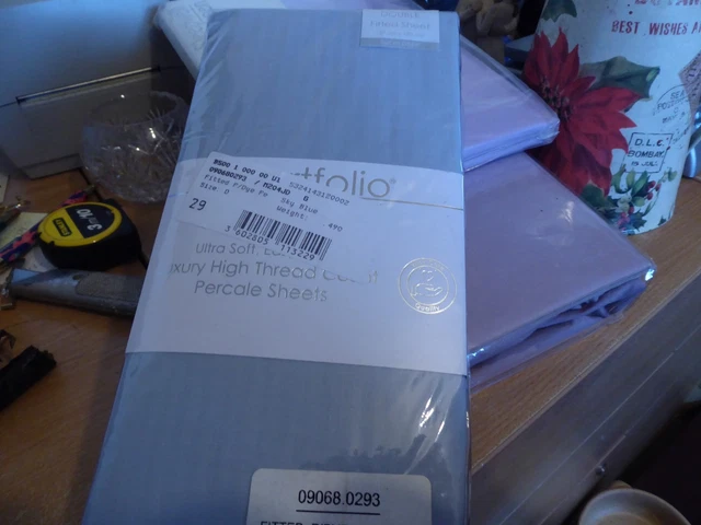 BRAND NEW sky blue fitted double sheet £6.00 - PicClick UK