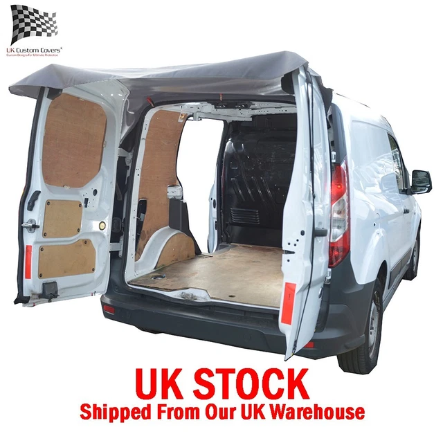 FORD TRANSIT CONNECT Rear Barn Door Awning Cover (2014 On) Grey 576 £39 ...