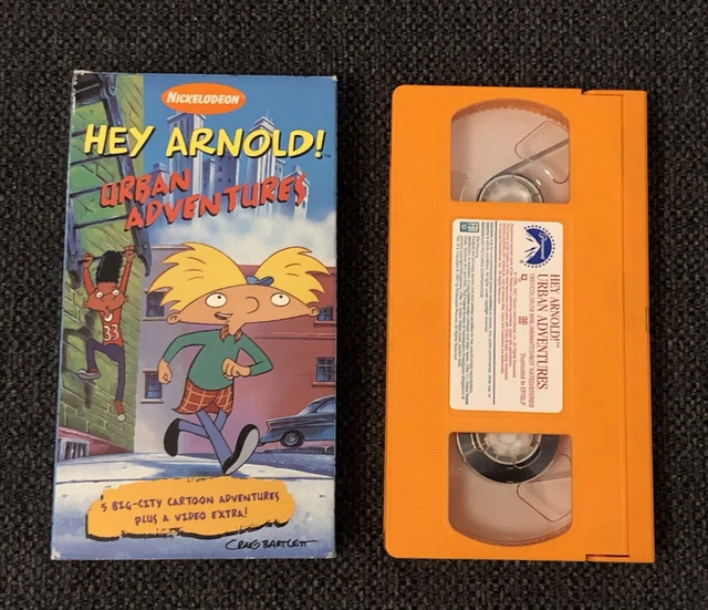 HEY ARNOLD - Urban Adventures (VHS, 1997) Nickelodeon 5 Episode Tape ...