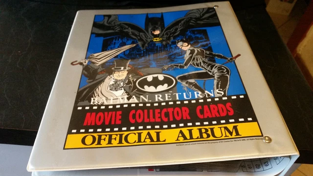 RARE BATMAN RETURNS movie collector cards official album full dset plus ...