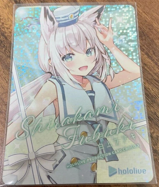 SHIRAKAMI FUBUKI HOLOLIVE production card Choco chocolate vol.3 Japan ...