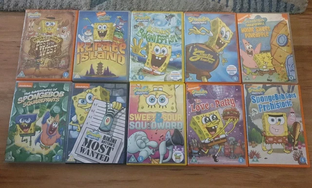 SPONGEBOB SQUAREPANTS DVD Bundle x10 Set 1 £19.99 - PicClick UK