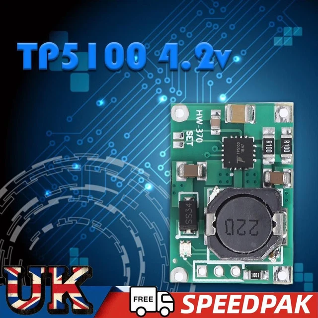 TP5100 CHARGING MANAGEMENT Power Supply Module 2A Lithium Battery ...