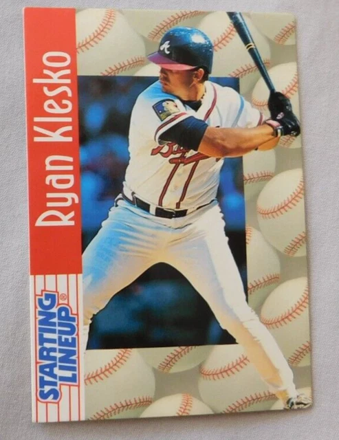 CARTE DE BASEBALL 1997 Starting Lineup Ryan Klesko Atlanta Braves EUR 2 ...