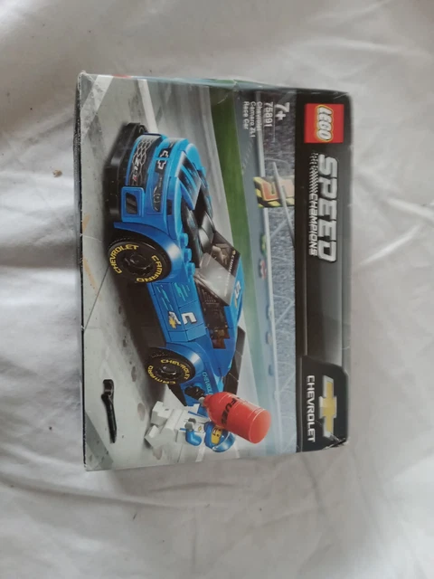 LEGO SPEED CHAMPIONS Chevrolet Camaro ZL1 Race Car (75891) box not 100% ...