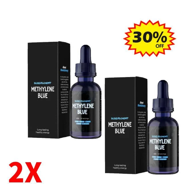 METHYLENE BLUE DROPS with Nano Liquid Gall-Enhanced Photodynamic A ctivity—2X £9.83 - PicClick UK