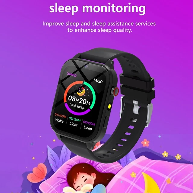 CHILDREN STUDY SMARTWATCH Camera Games Flashlight Sleep Monitoring ...