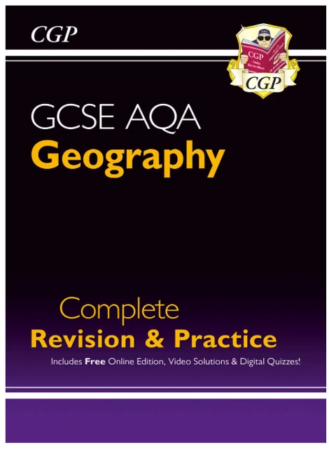 CGP GCSE AQA Geography Revision And Practice Book £9.71 - PicClick UK